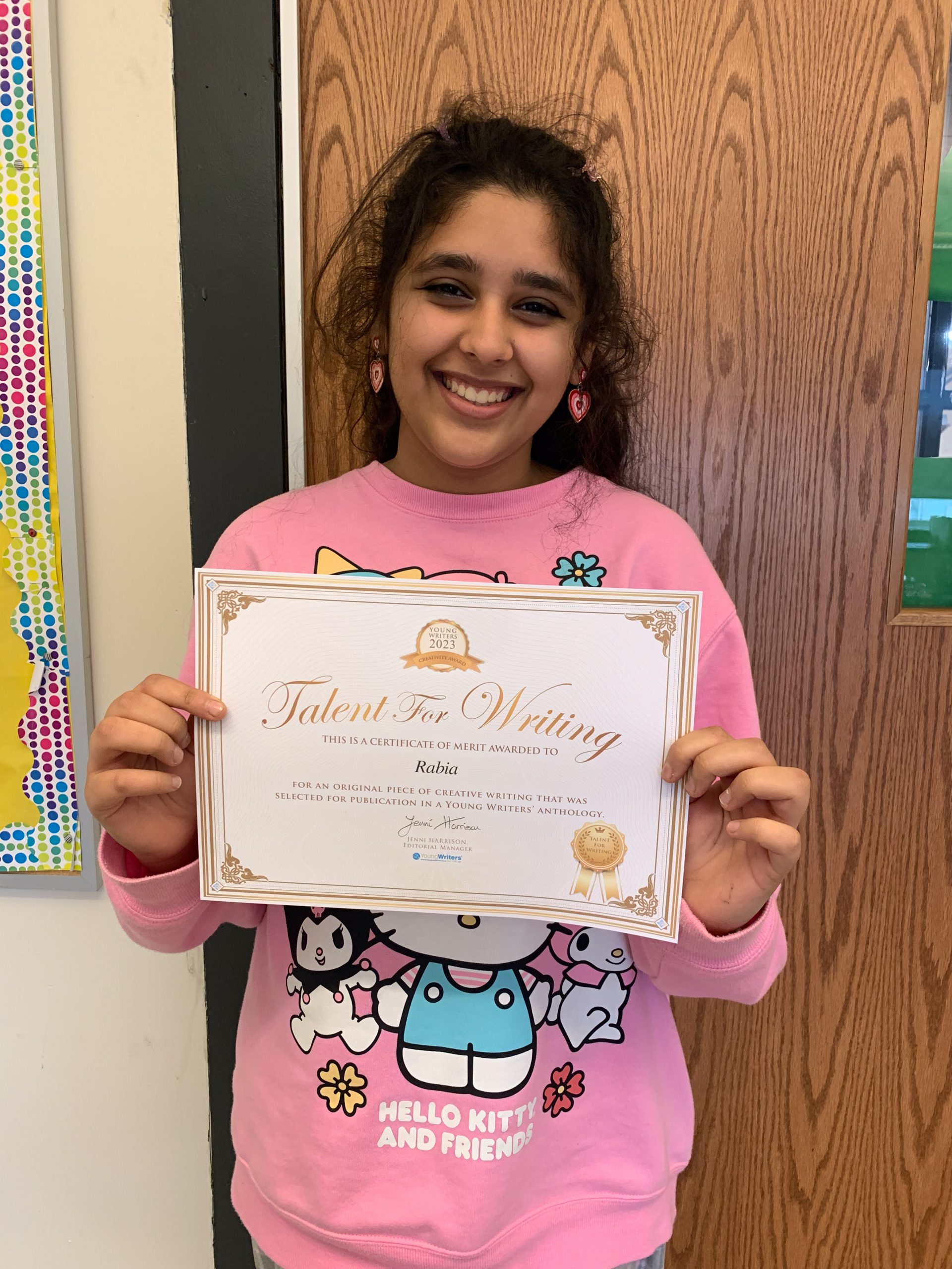 Heatly Students Earn Recognition For Creative Writing - Green Island UFSD