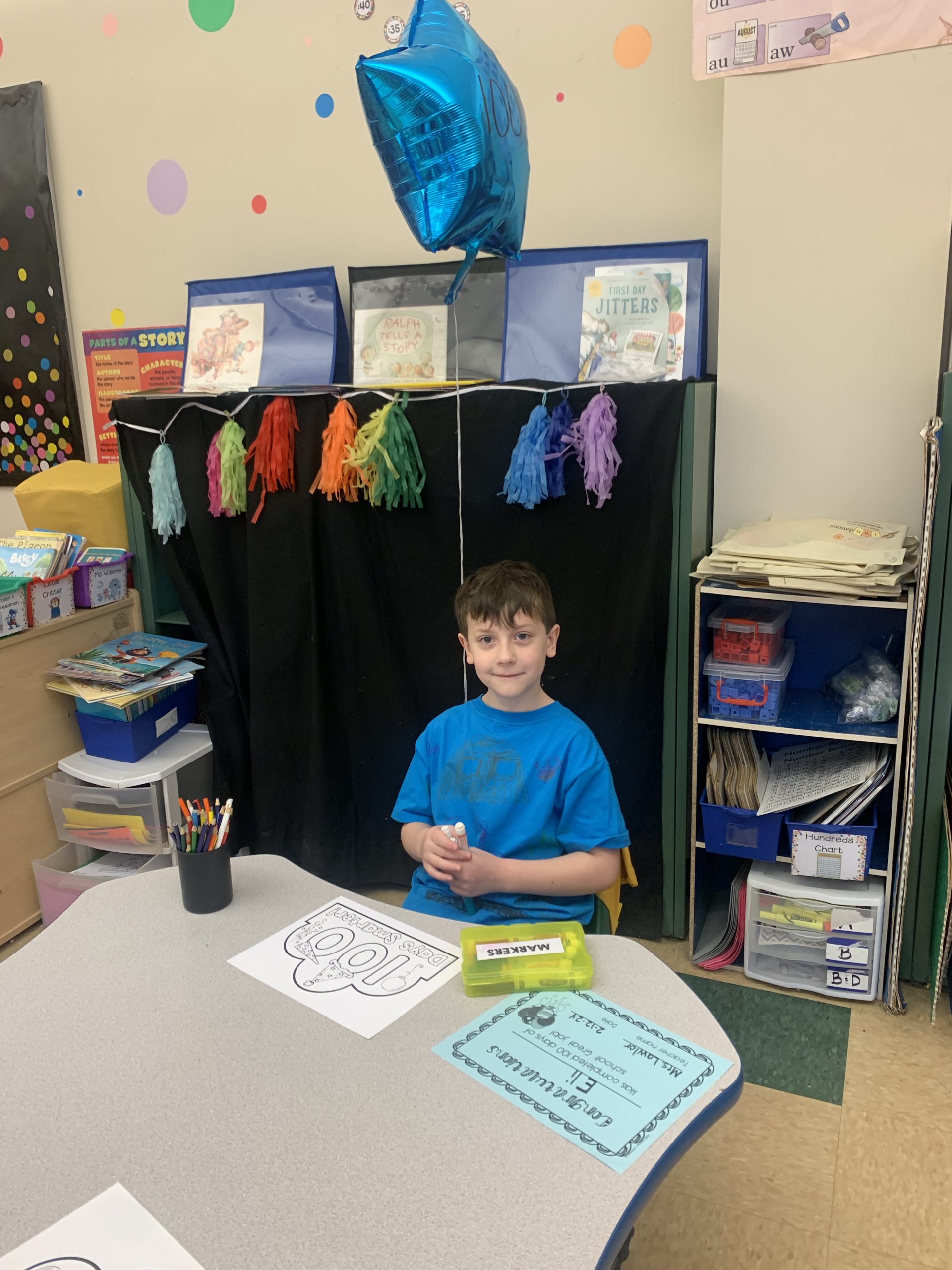 Heatly elementary school students celebrate 100th day of school - Green ...