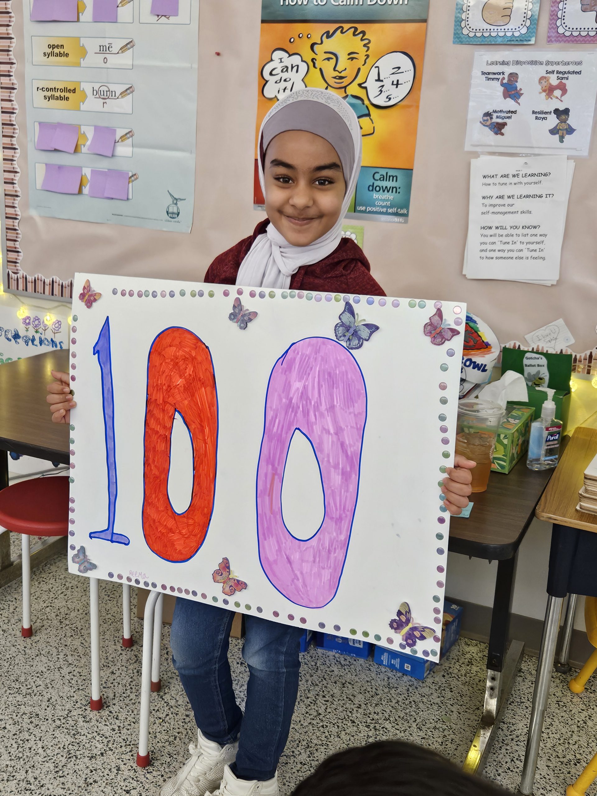 Heatly elementary school students celebrate 100th day of school - Green ...